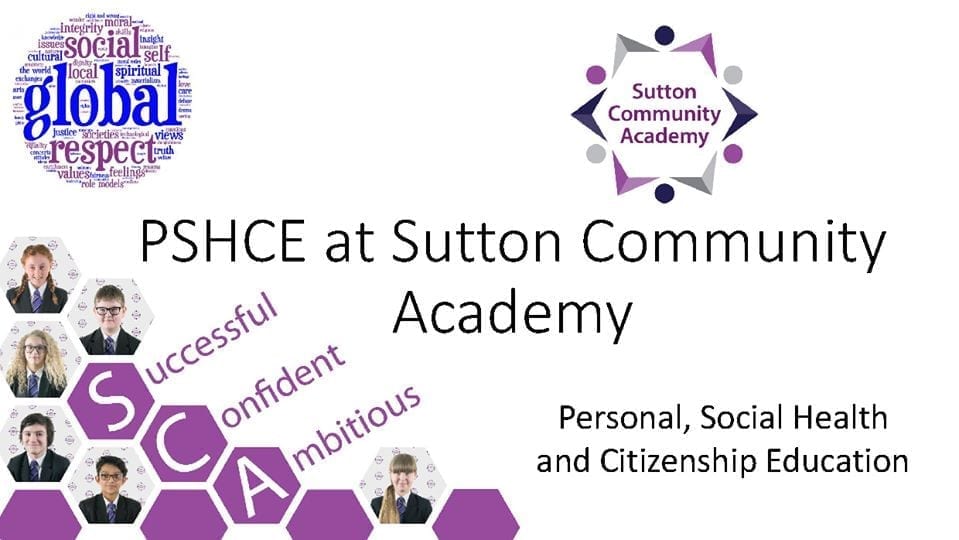 PSHCE/RSE Procedures and Practices - Sutton Community Academy