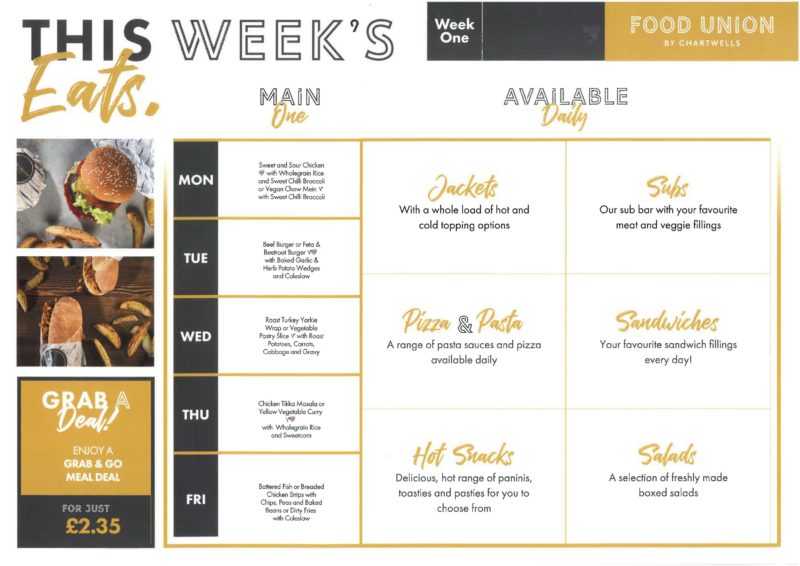 Lunchtime Menus - Sutton Community Academy