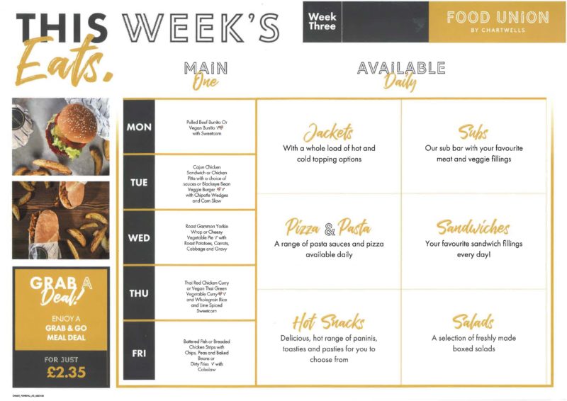 Lunchtime Menus - Sutton Community Academy