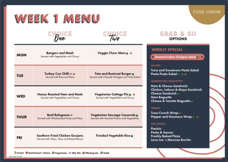 Lunchtime Menus - Sutton Community Academy