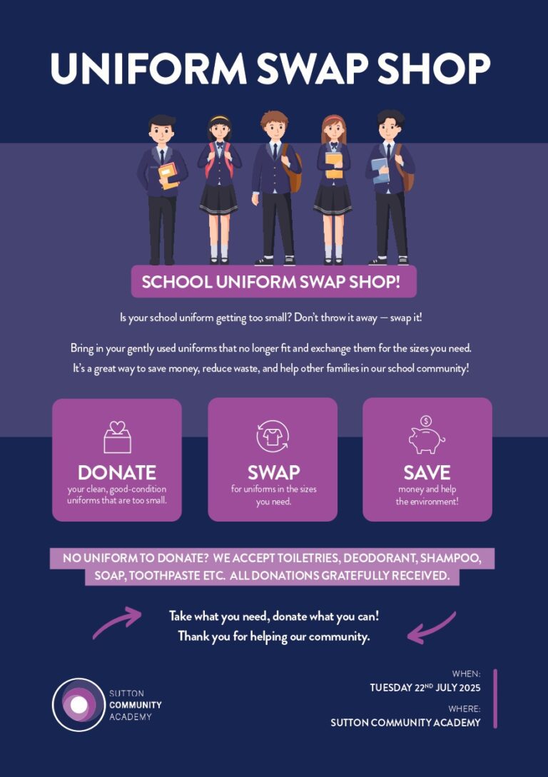 Uniform Swap Shop - Sutton Community Academy